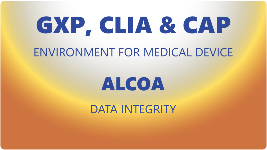 SeqMatic Forum: GxP, CLIA & CAP Guidelines for Reliability & Data ...